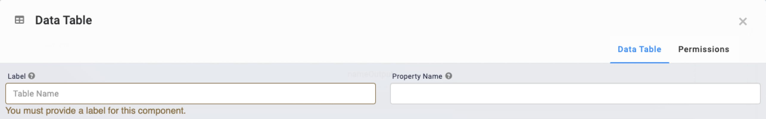 Data Table Component